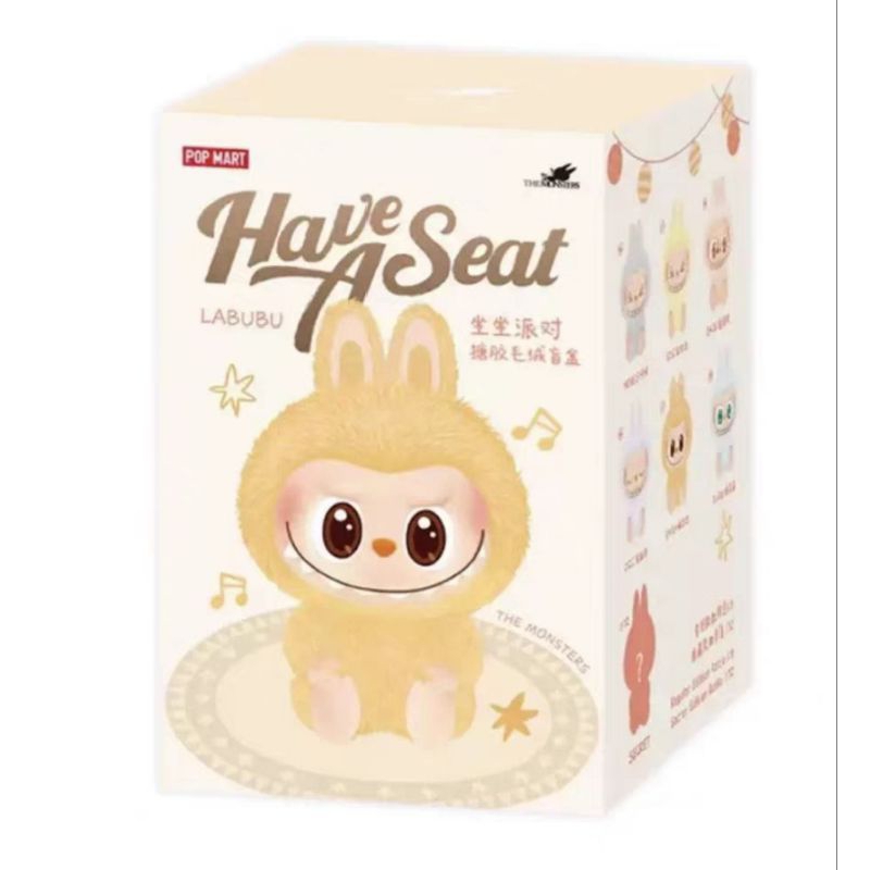 Labubu 100% Original Have a Seat Vinyl Plush Kotak Buta / Kotak Buta ...