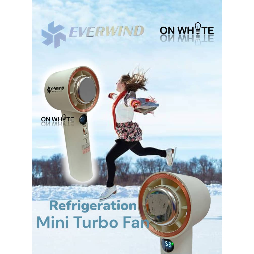 EVERWIND RECHARGEABLE COOLING HAND FAN (MINI FAN) 101SPEED STAY COOL ...