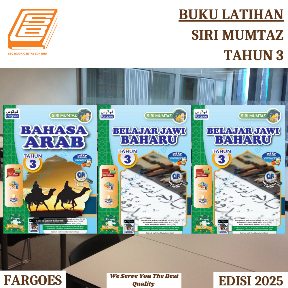 [SBCB] Buku Latihan : Siri Mumtaz Tahun 3 ( Fargoes ) | Shopee Malaysia