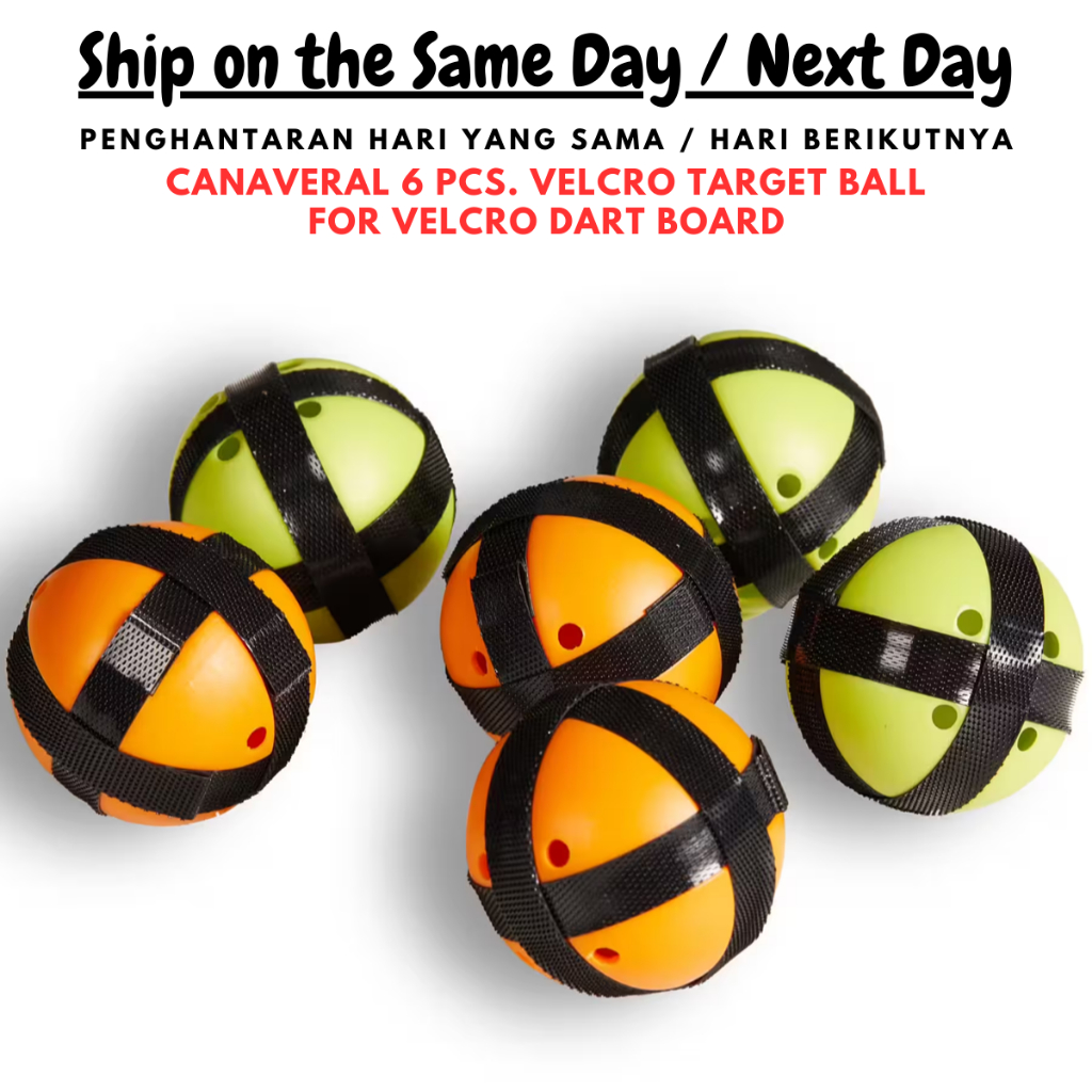 C@n@v3r@l Velcro Target Ball for Velcro Dart Board / Bola Dart Boleh ...