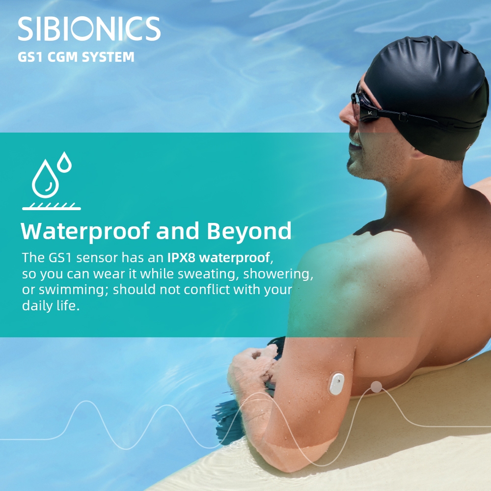 🇲🇾SIBIONICS CGM ( 24 hours/14 days Continuous Glucose Monitoring System) GS1- MDA APPROVED ...