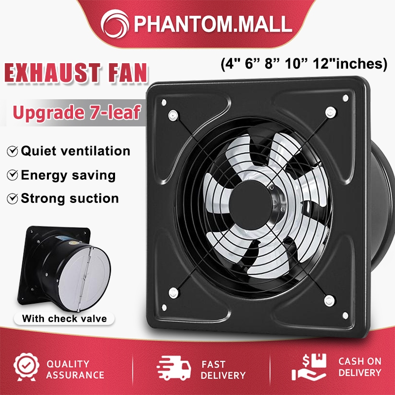 Exhaust fan 4/6/8/10/12 inch Powerful Window Kipas Ekzos Fan Kitchen ...