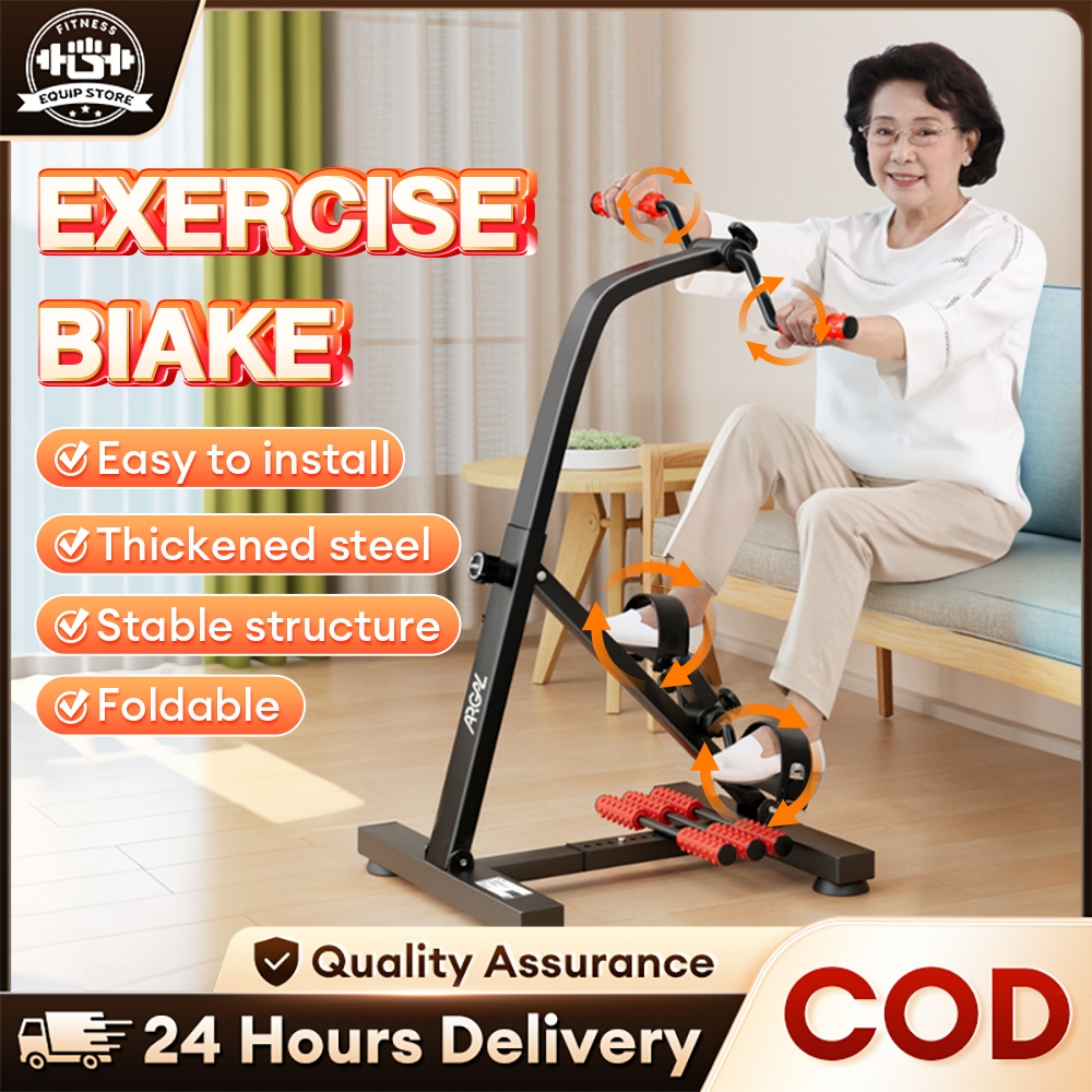 Rehabilitation Bicycle Exercise Bike Portable Collapsible Arm & Leg ...