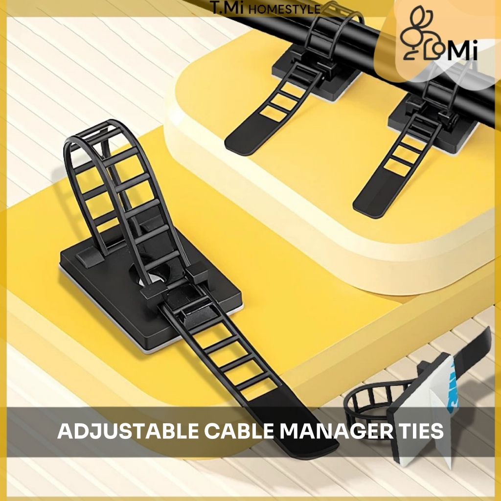 TMi Wire Organizer Cable Tie USB Organizer Adjustable Wiring Buckles ...