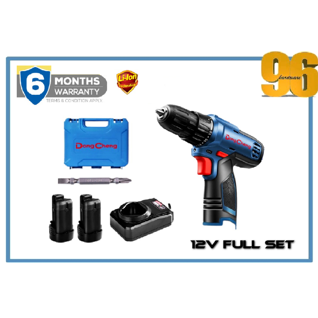 DongCheng Cordless Driver Drill (12V) DCJZ1202E | Shopee Malaysia
