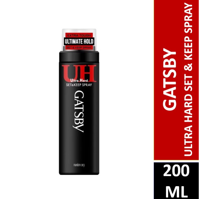 GATSBY ULTRA HARD SET & KEEP SPRAY 200ML | Shopee Malaysia