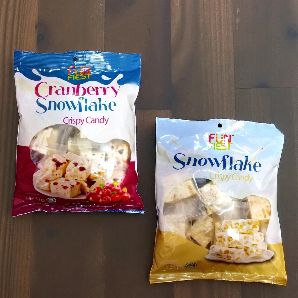 🧊 FunFiest Snowflake Crispy Candy – Original & Cranberry Flavor ...