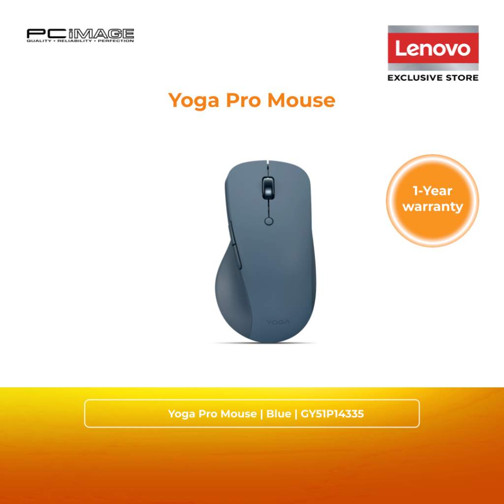 Lenovo Yoga Pro Mouse | Blue | 1 Year Warranty | GY51P14335 | Shopee ...