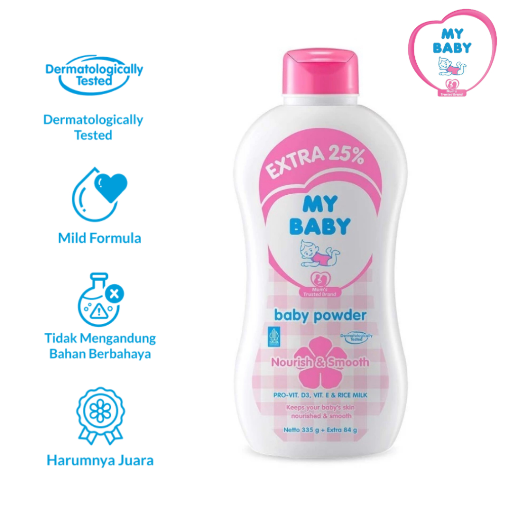 My Baby Powder Nourish & Smooth - (125g) | Shopee Malaysia