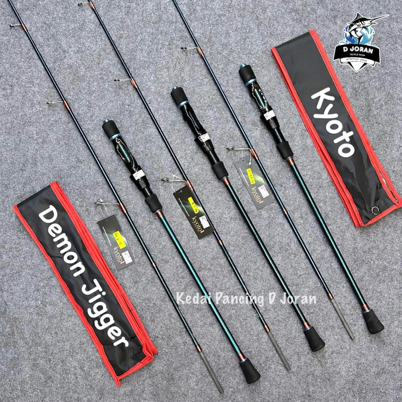 KYOTO DEMON JIGGER ROD BUDJOINT SOLID CARBON | Shopee Malaysia