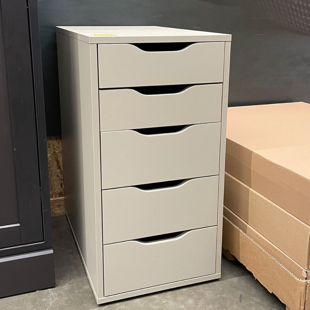 ALEX 36x58x70cm 5-Tier Drawer Unit Multipurpose Office Table Desk ...