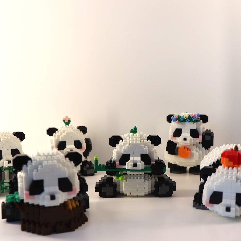 Panda Nano Brick Building Block Cute Cartoon Toy for Kid intelligent ...