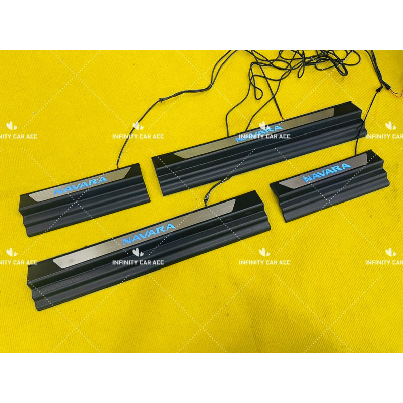 Nissan Navara Np300 2015 / Pro4x 2021 Door Side Step Led Sill Plate Led ...