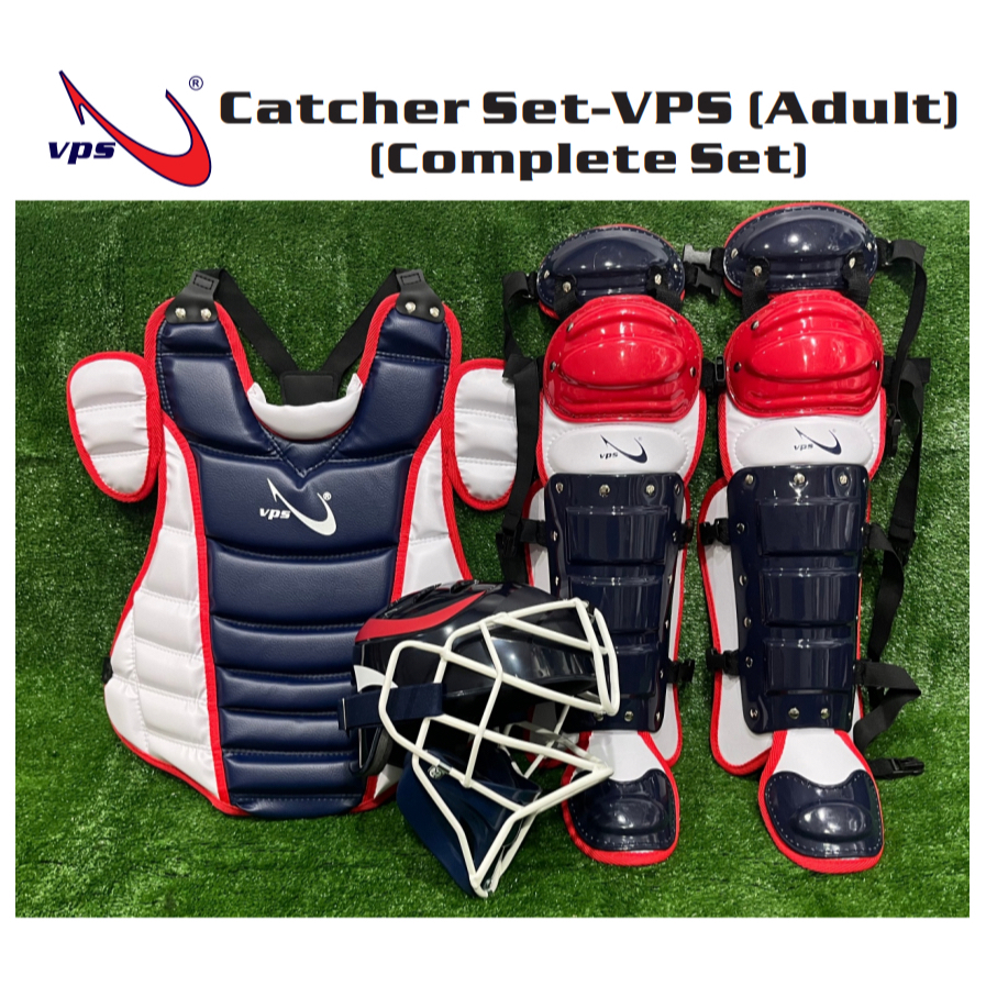 VPS Catcher Set COMPLETE Set (Adult)- Helmet + Chest Guard + Leg Guard ...