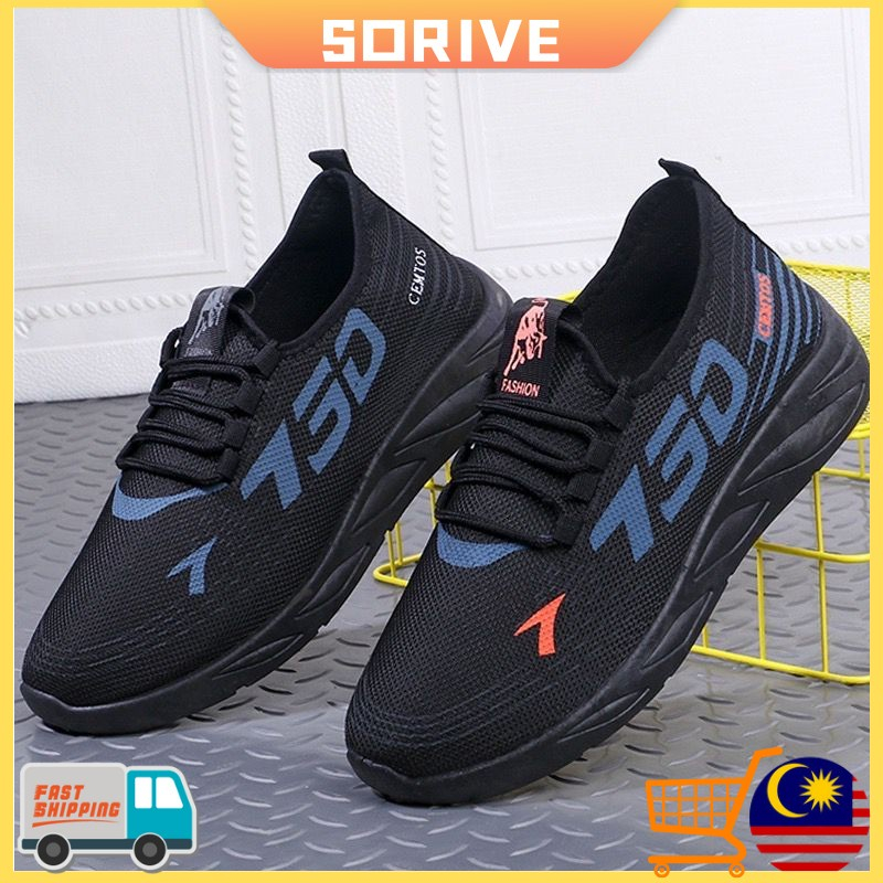 READY STOCK Men's Sport Shoes Sneakers Kasut Sukan Lelaki Fashion Murah ...