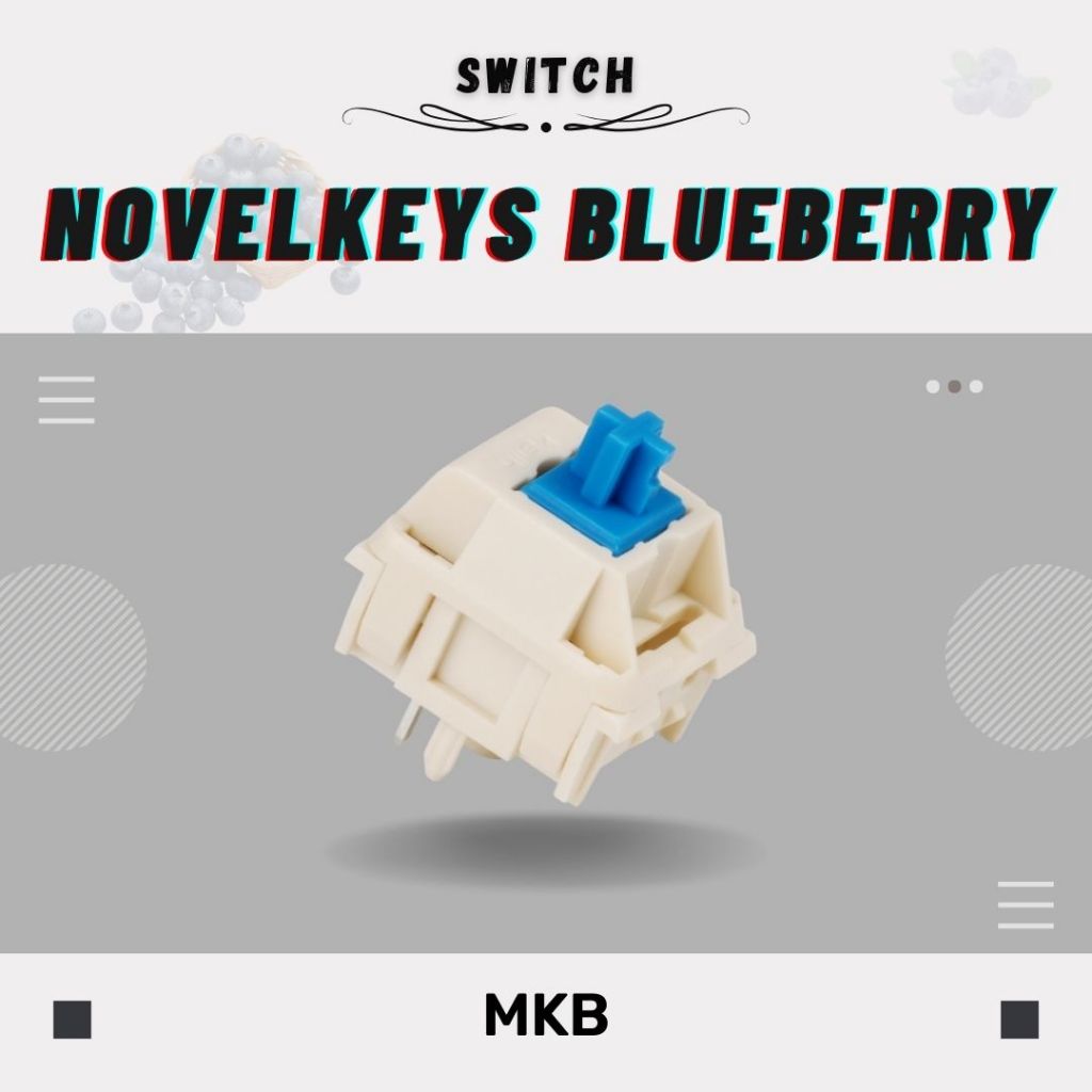 Kailh x Novelkeys Blueberry Tactile Switch For Mechanical Keyboards ...
