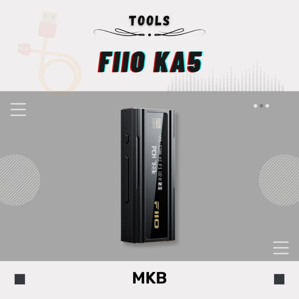 FiiO KA5 Portable DAC And OLED Display Headphone Amplifier (Dual Output 3.5mm/4.4mm) | Shopee ...