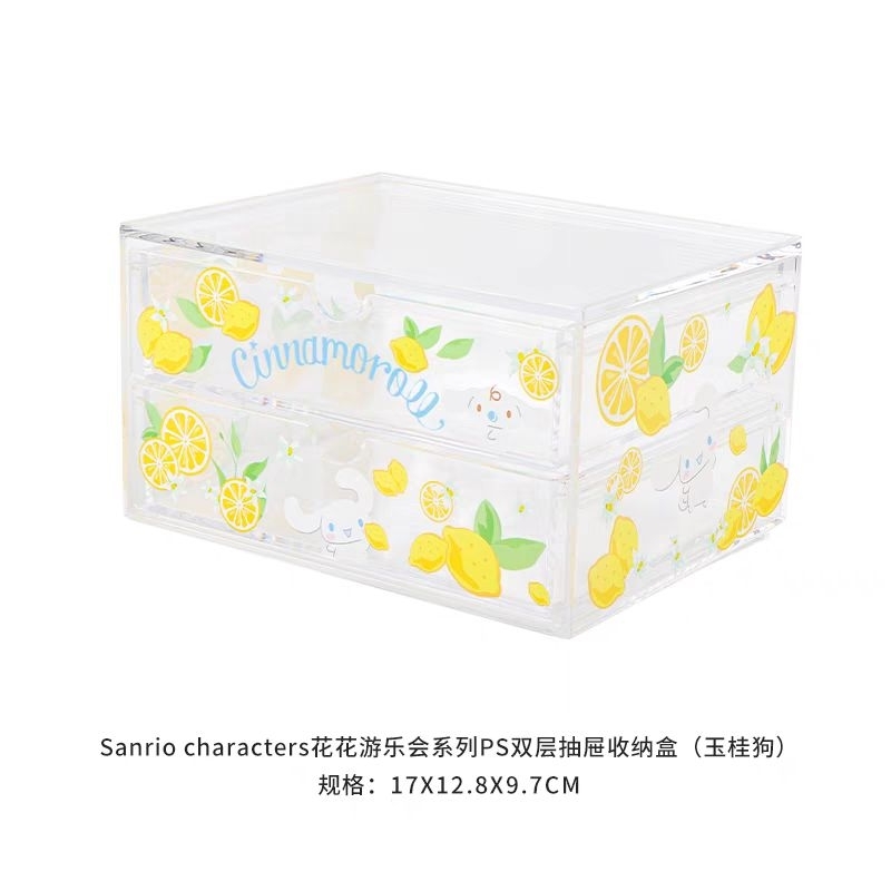 miniso pochacco acrylic desktop drawer storage box (RS4737) | Shopee ...