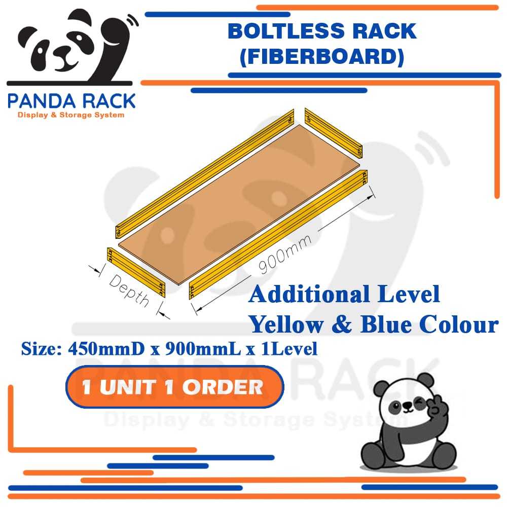 ( Extra Level ) Boltless Rack - MCB MODEL | Shopee Malaysia