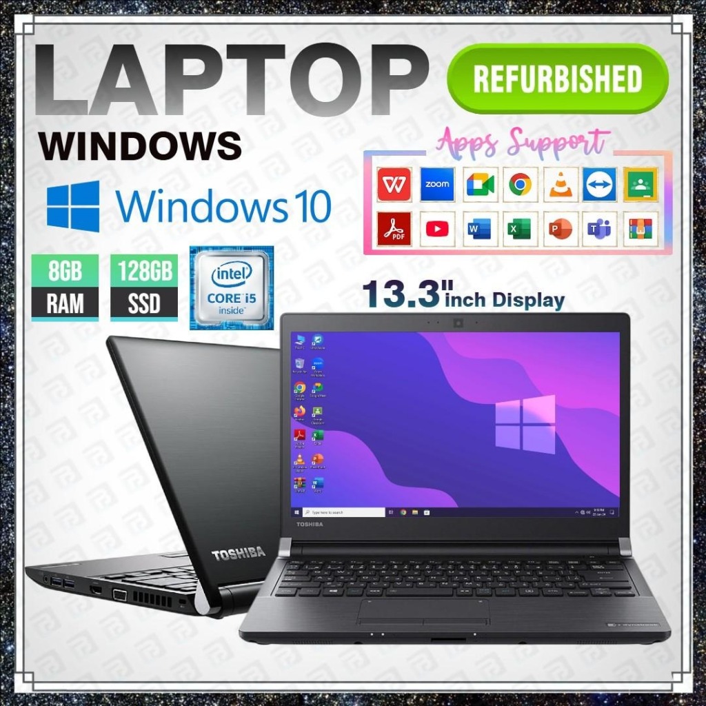 (Refurbished)Toshiba dynabook R73 Laptop / 13.3" inch Display / Intel ...