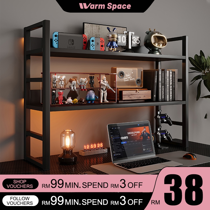 Desk Organizer 3 Layer Table rack Gaming Table Storage Rack Desktop ...