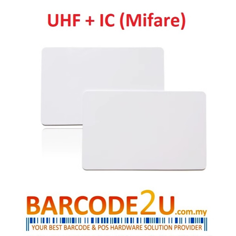UHF+IC Dual Frequency Cards 915MHz+13.56MHZ Dual Frequency Card ...