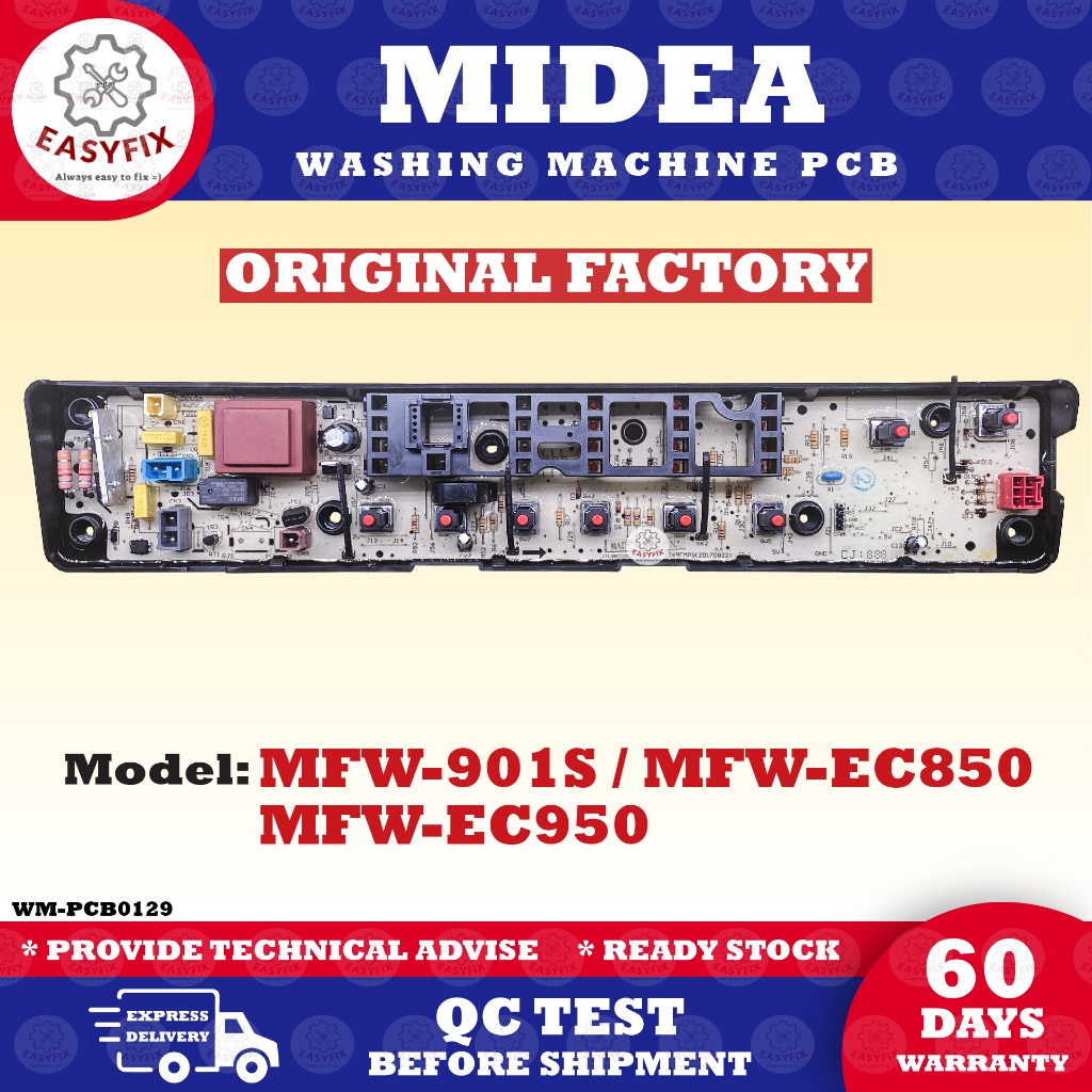 (ORIGINAL FACTORY) MFW-901S / MFW-EC850 / MFW-EC950 MIDEA WASHING ...