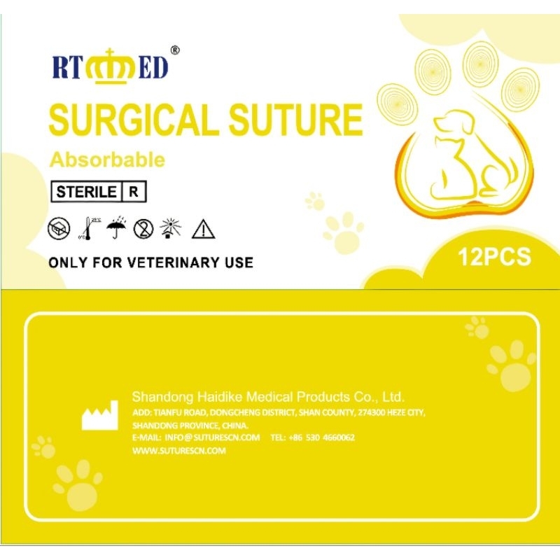 Plain Catgut absorbable surgical suture | Shopee Malaysia