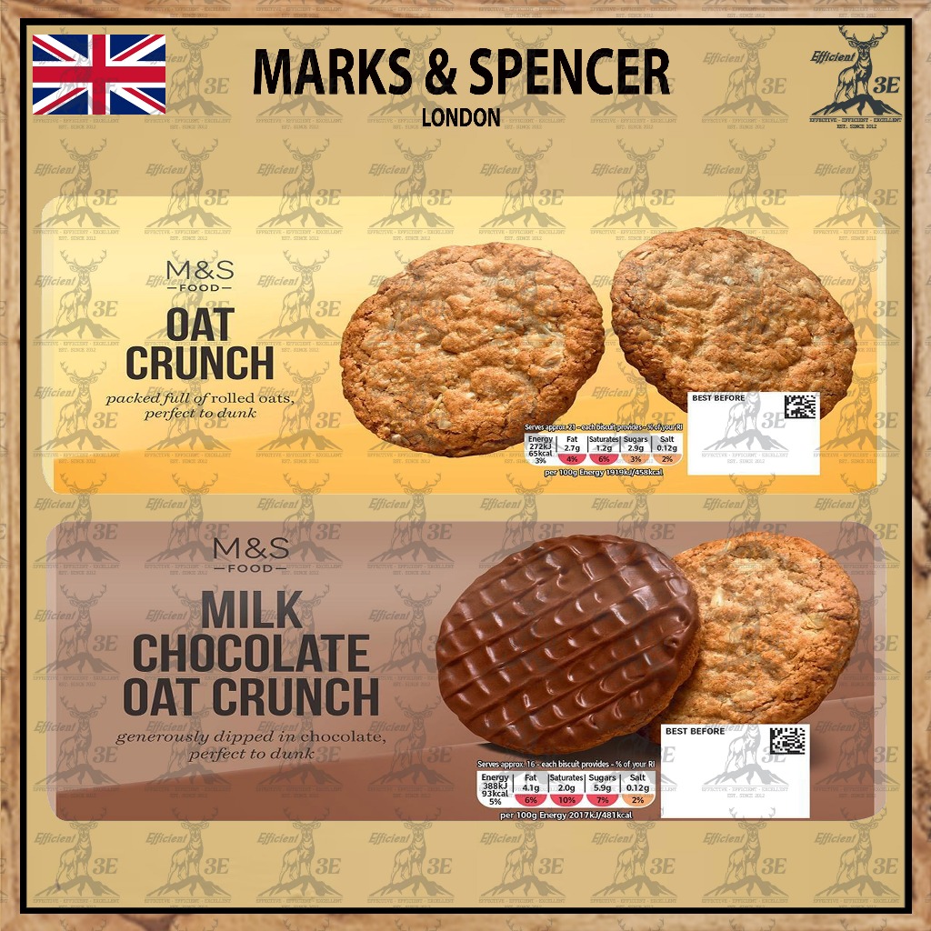M&S🌟Marks & Spencer Oat Crunch Biscuits/ Milk Chocolate Oat Crunch ...