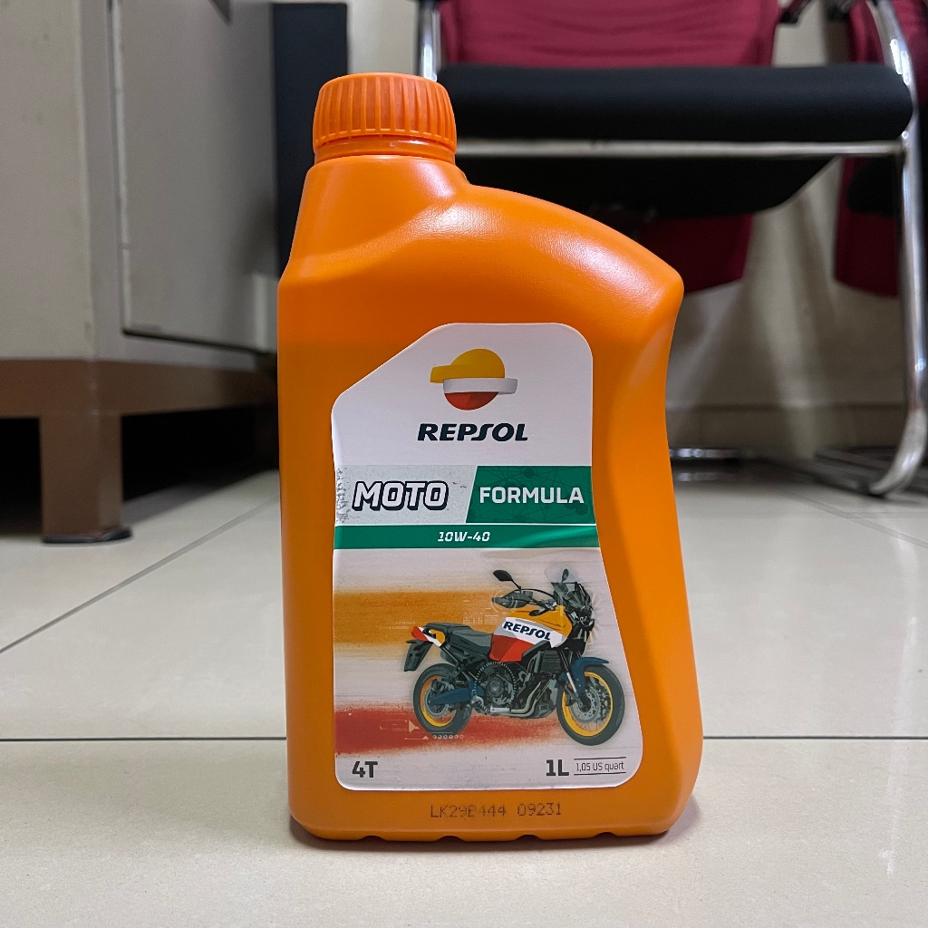 REPSOL MOTO FORMULA 4T 10W40 MINYAK HITAM ENGINE OIL 100% ORIGINAL ...