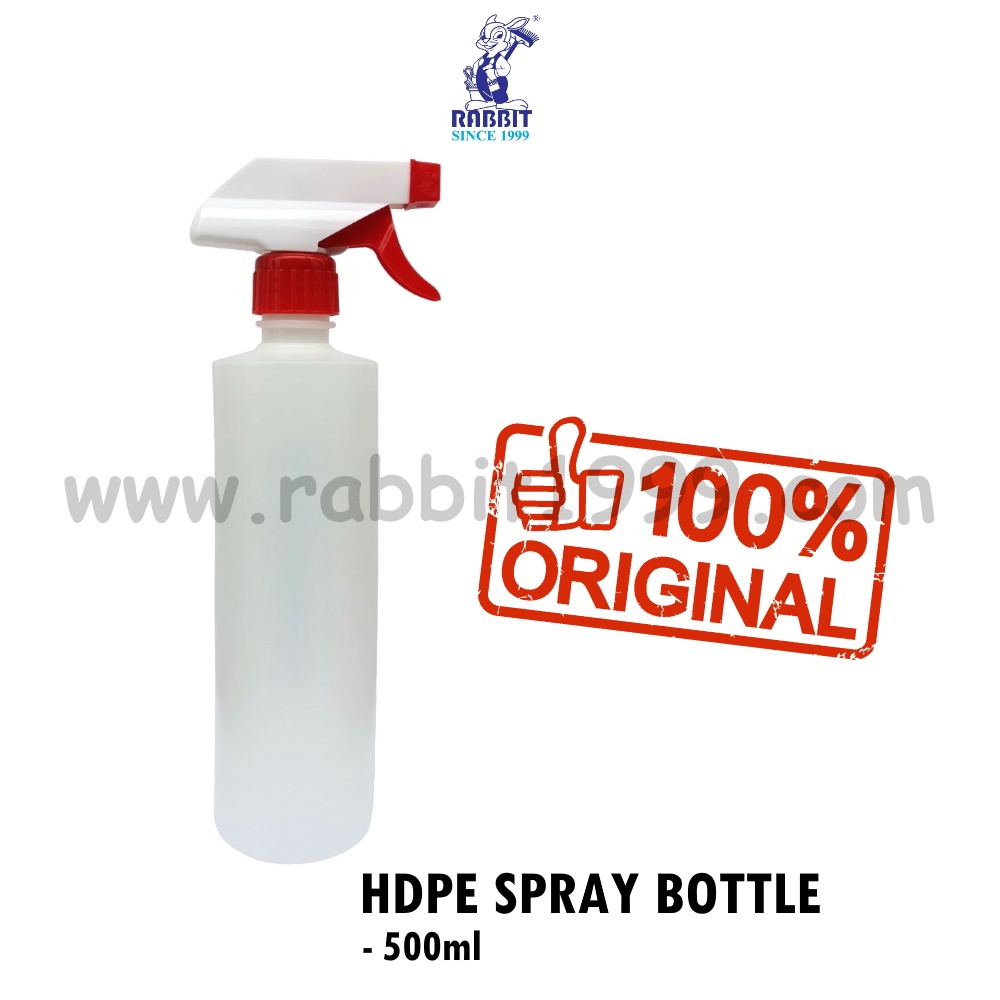 HDPE SPRAY BOTTLE - 500ml - 500ml hdpe spray bottle w trigger / botol ...