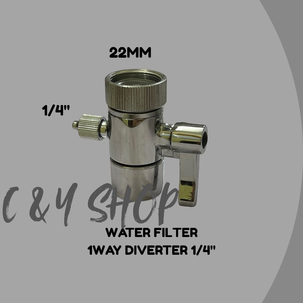 WATER FILTER ADAPTER 1/4" (1WAY DIVERTER) COWAY, CUCKOO, LG, ELKEN ...