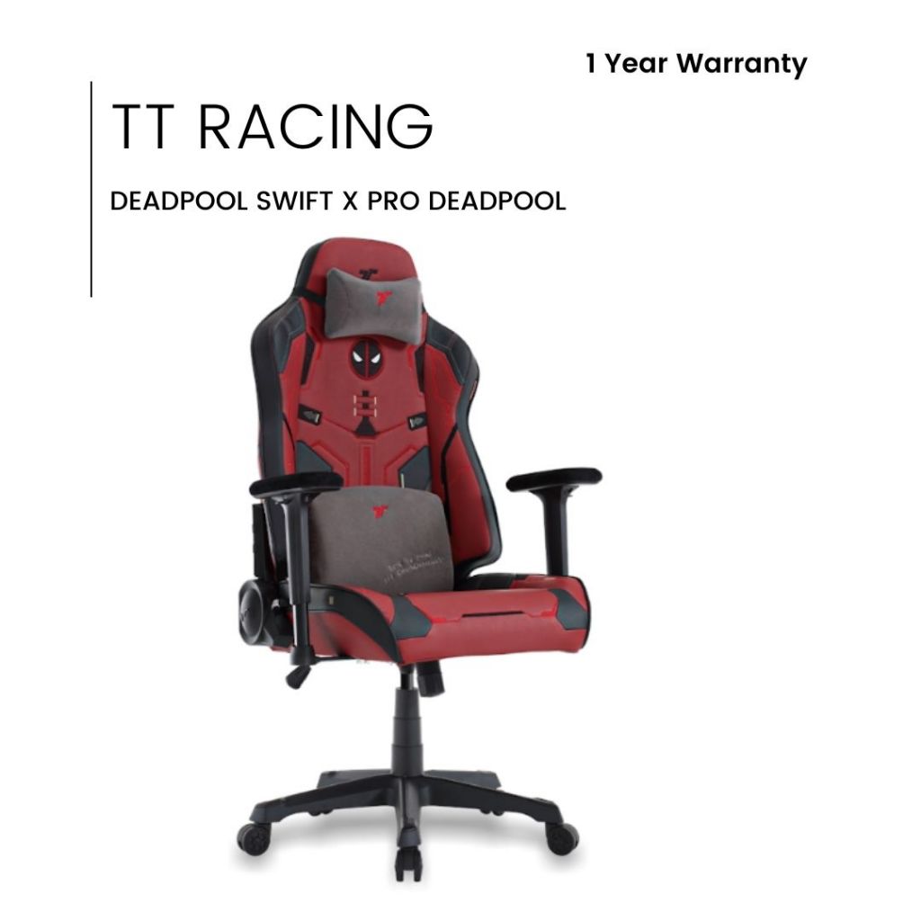TT RACING-SWIFT X PRO DEADPOOL GAMING CHAIR | Shopee Malaysia