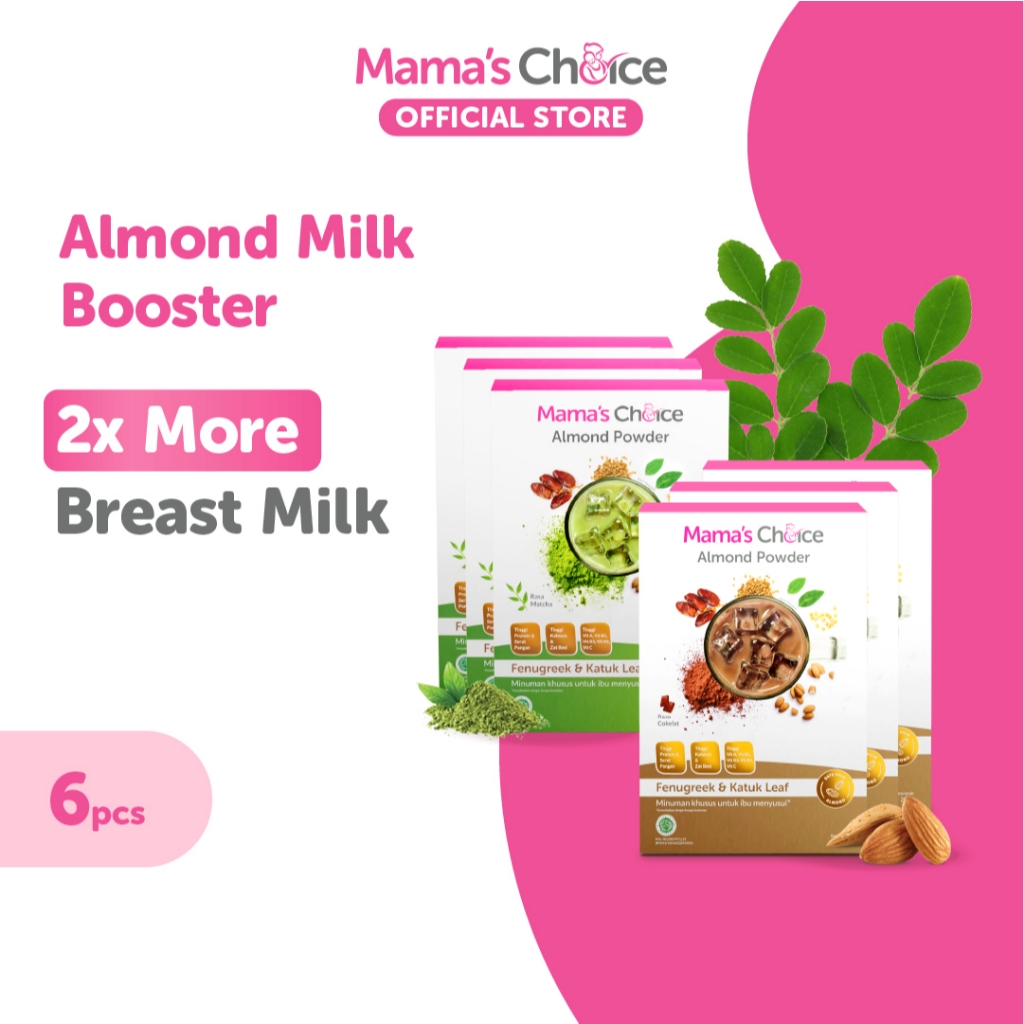 Mama's Choice Almond Milk Booster Natural Maternity Milk with DHA for ...