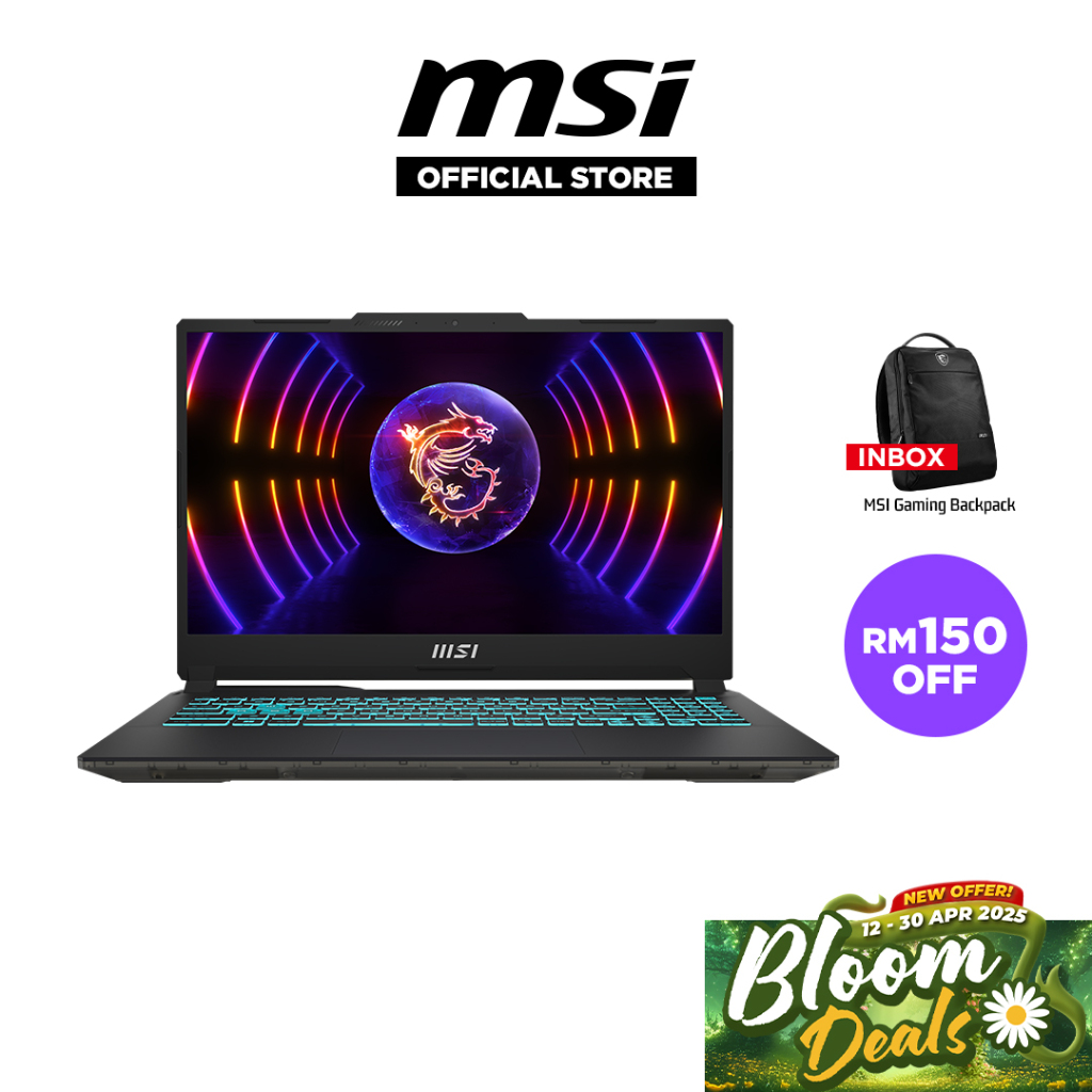 MSI LAPTOP Cyborg 15 A12VE-682MY AI GAMING (i5-12450H/16GB DDR5/512GB ...