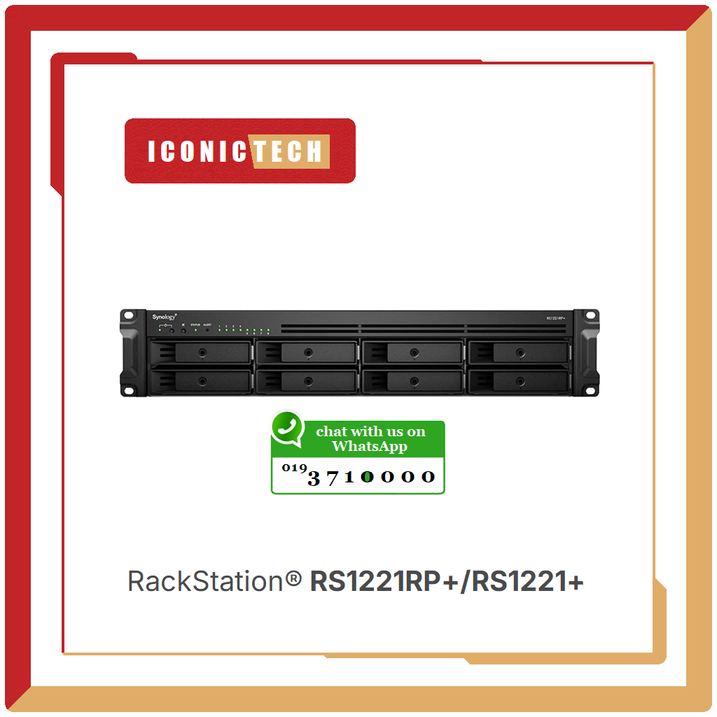 Synology Rackstation RS1221+ 4GB | 8GB | 16GB | 32GB ECC Default System ...