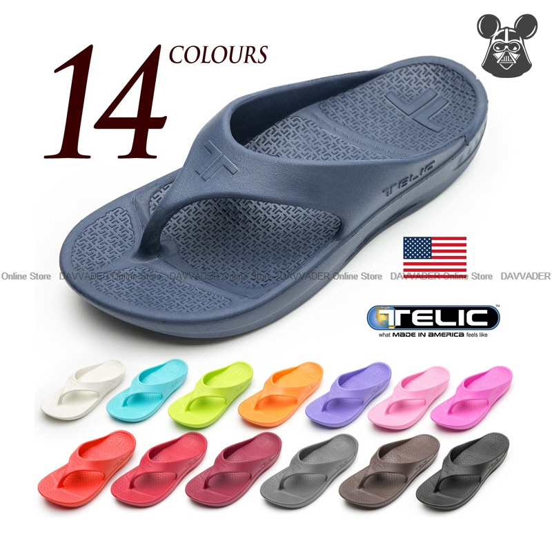 TELIC T100 Flip Flop Women's After Sport Sandal Arch Support Sport ...