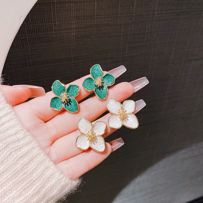 🇲🇾Ready Stock🇲🇾Bunga Subang telinga flower Earrings Earing ear chain ...