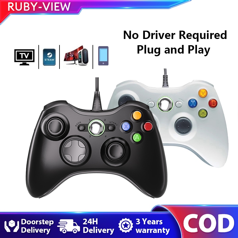 RUBY Controller PC Game Controller PS4 Wired Gamepad Multi-platform ...