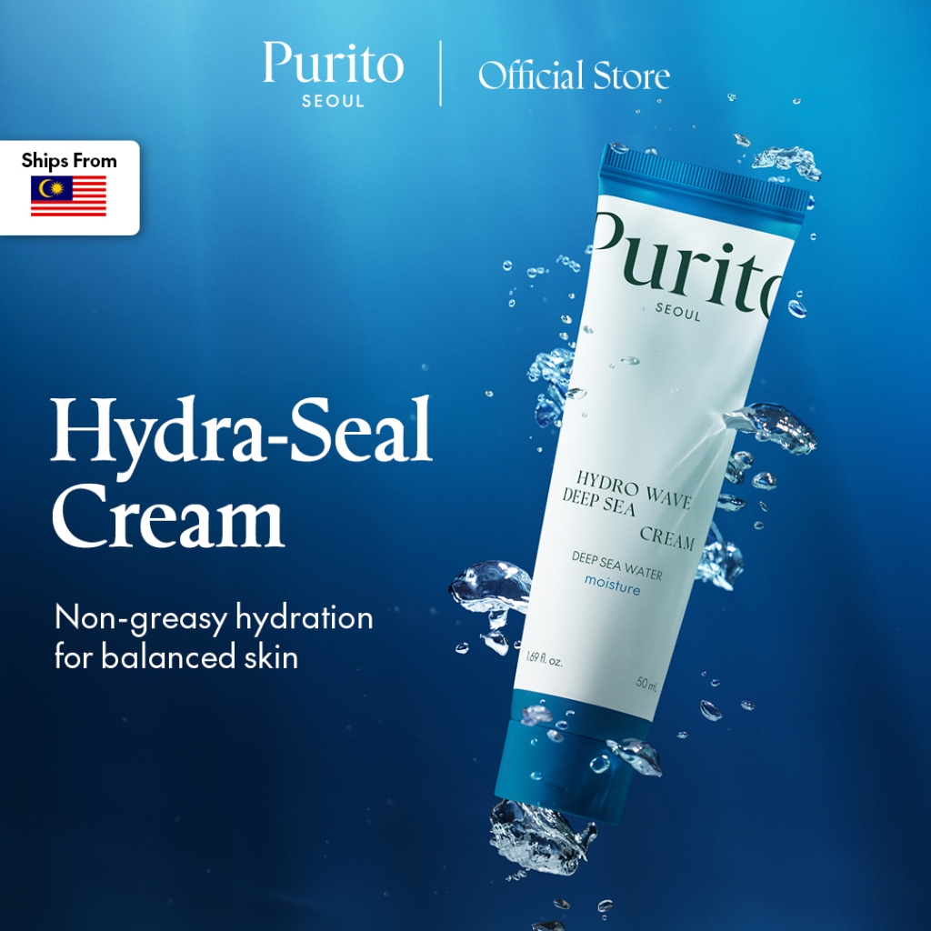 PURITO Hydro Wave Deep Sea Cream 50ml | Shopee Malaysia