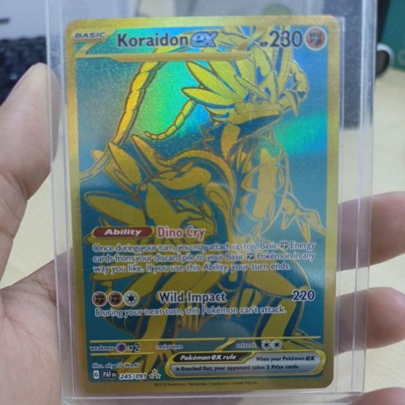 Pokemon TCG Koraidon Ex Hyper Rare Paldean fates | Shopee Malaysia