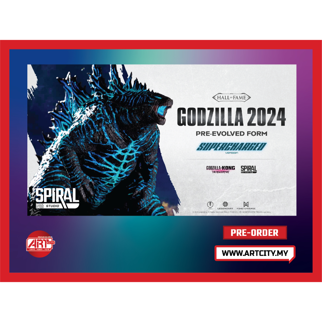 Spiral Studio - Godzilla 2024 - Pre-evolved Form - Supercharged Ver ...