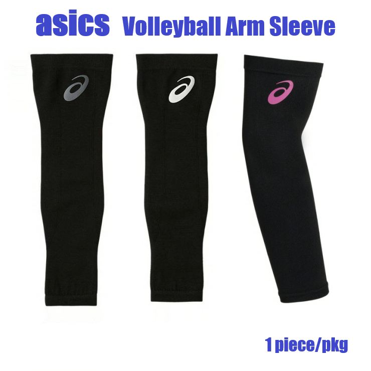 Asics Volleyball Arm Sleeve - Performance Black & Brilliant White ...