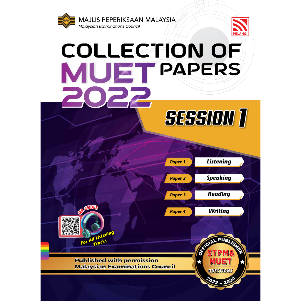 Exam Paper: STPM | Penerbitan Pelangi | Collection of MUET Papers 2022 ...