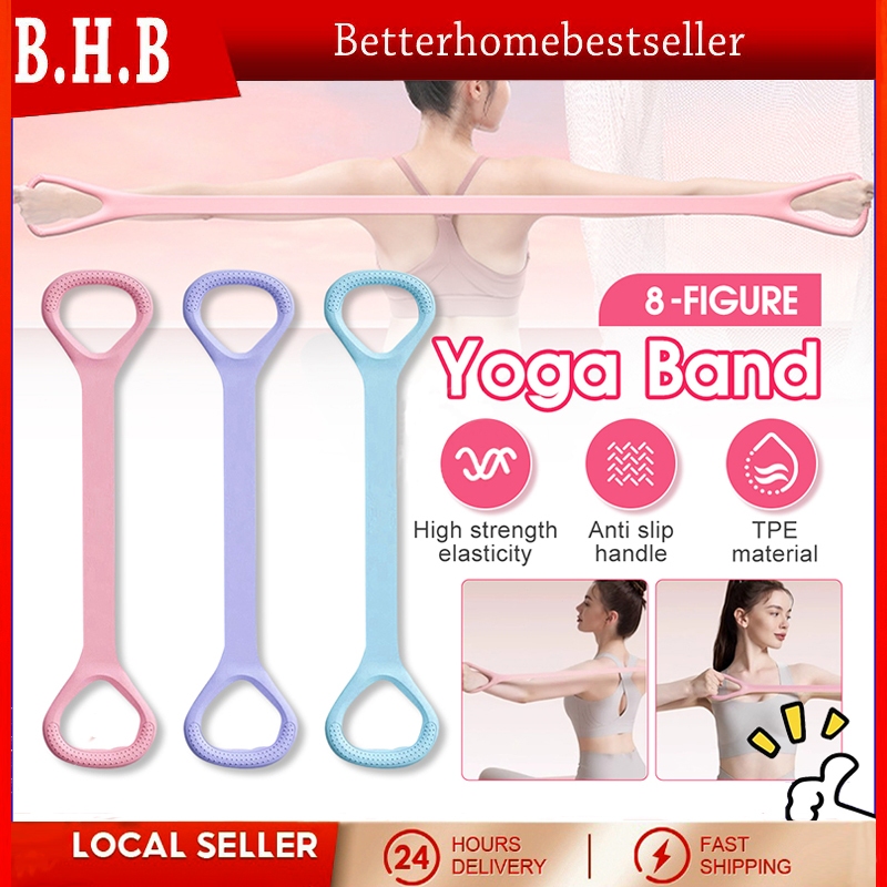 8-Line Back Stretching Belt for Women – Yoga Puller with Silicone Grip ...