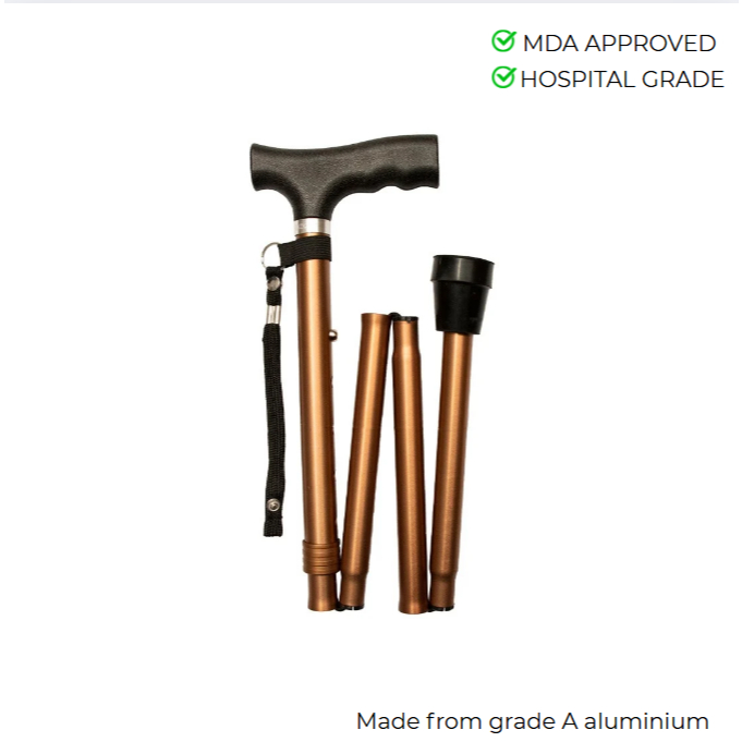 [Lulus KKM] Medical Folding Stick / 1 Leg Walking Portable Stick ...