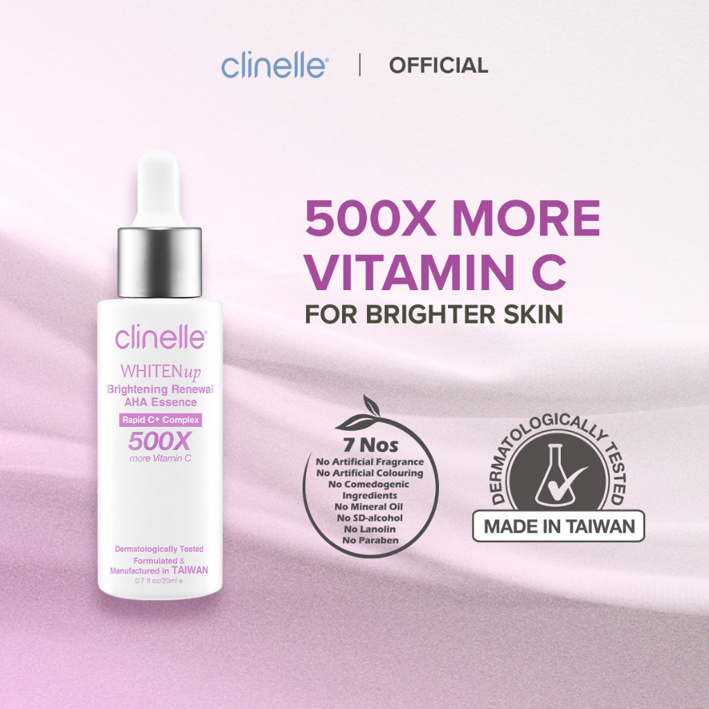 Clinelle WhitenUp Brightening AHA Renewal Essence 20ml - Moisture ...
