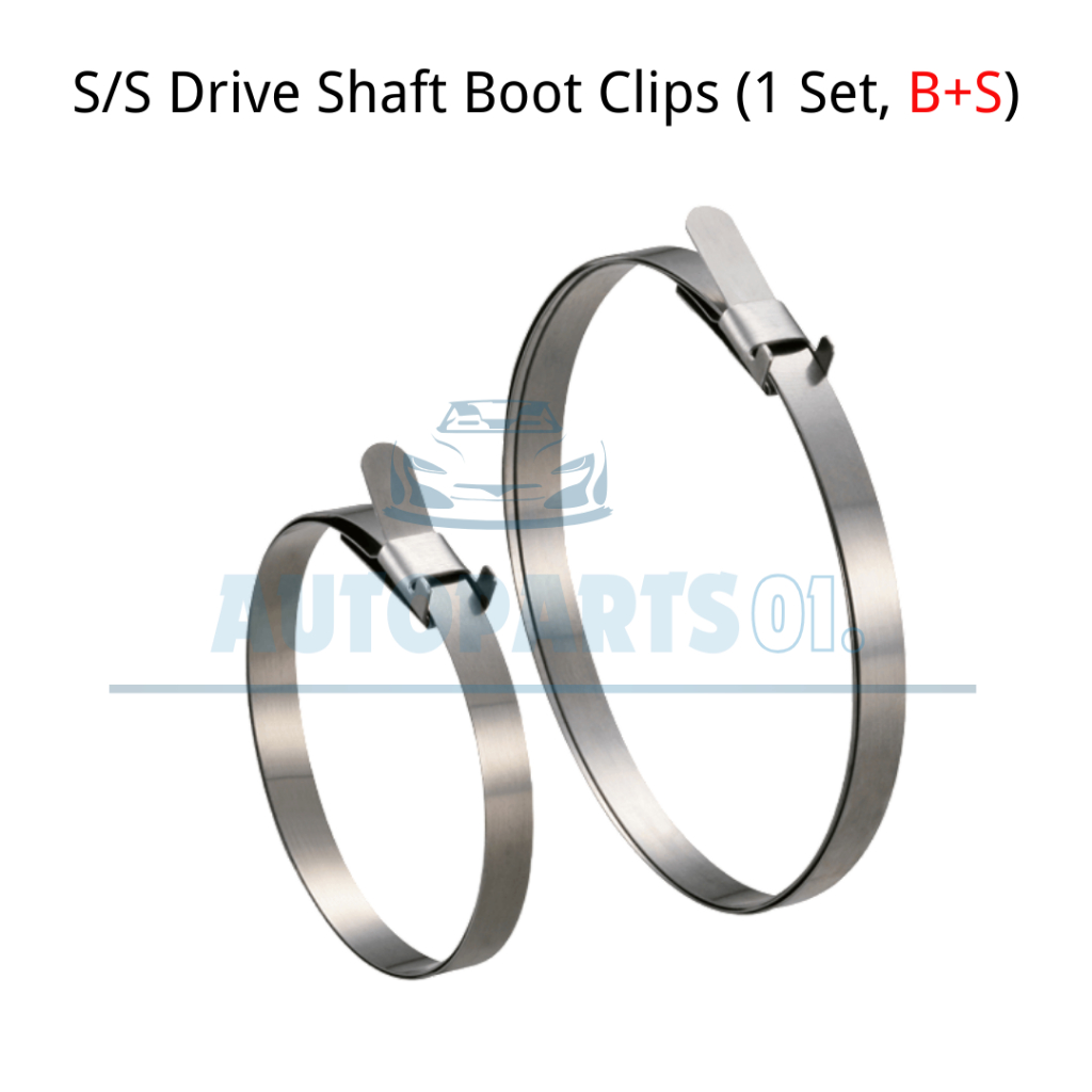 Stainless Steel Drive Shaft Boot Clip CV Boot Clip - 1 Set (1 Big + 1 ...
