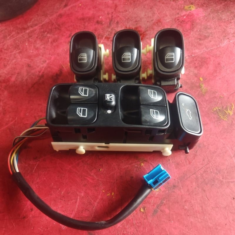 mercedes benz w203 power window switch main switch | Shopee Malaysia