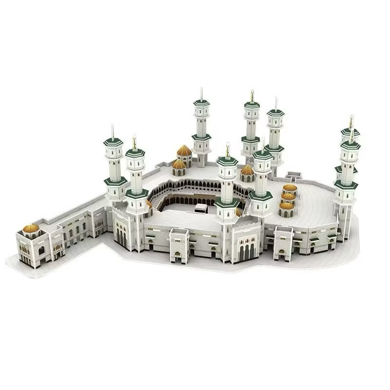 Makkah Grand Masjid 3D Card Saudi Arabian Architectural model DIY ...